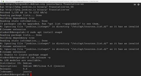 Snap Installation On Debian 86 Jessie Snapd
