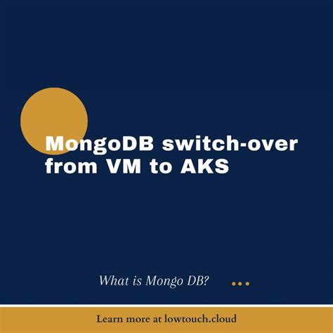 Ancy Paul On Linkedin Mongodb Switch Over From Vm To Aks