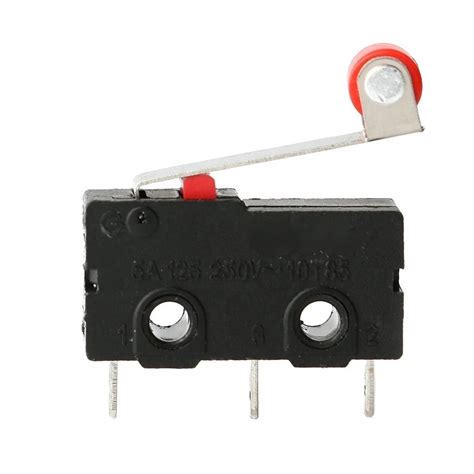 Micro Limit Switch K12 3 Pin Long Straight Hinge Lever For Arduino On