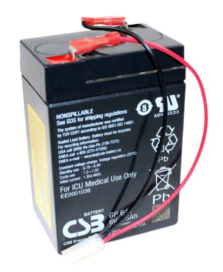 840 95066 002 Battery For Abbott Laboratories Icu Medical Hospira