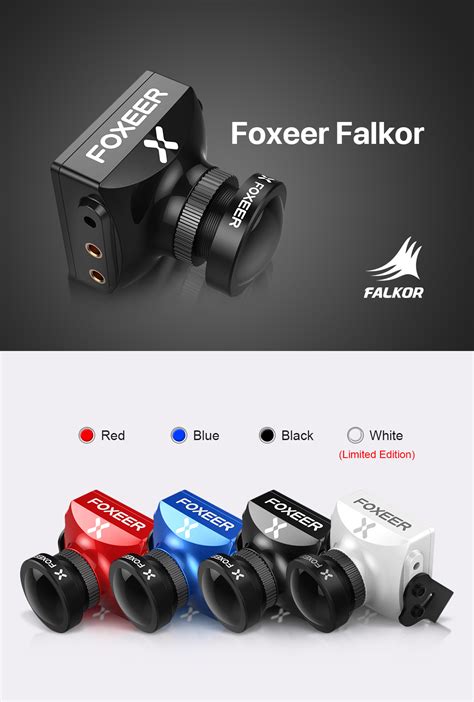 Best Foxeer Falkor 1200TVL FPV Camera 4:3/16:9 PAL/NTSC G-WDR