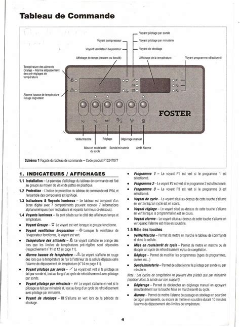 PDF Tableau De Commande Foster France Regulateur MK3 Cellules