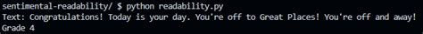 Problem With Pset6 Readability Rcs50