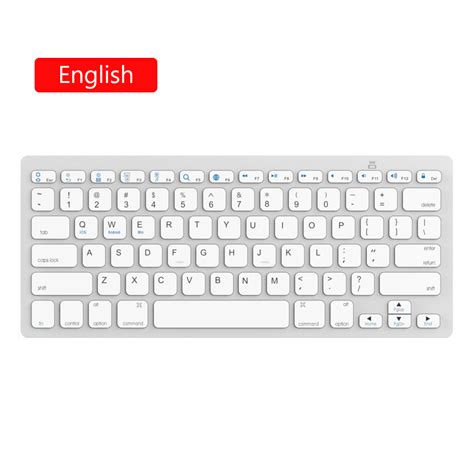 Bluetooth Wireless Keyboard Russian Thai Korean Ge Vicedeal