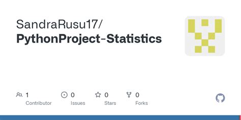 GitHub SandraRusu17 PythonProject Statistics