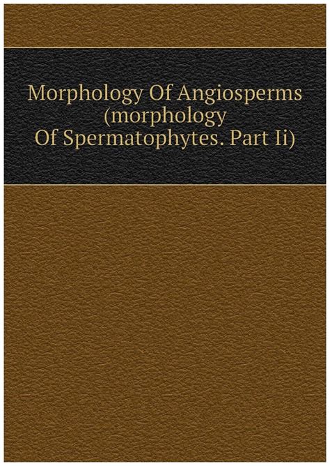 Morphology Of Angiosperms Morphology Of Spermatophytes Part Ii