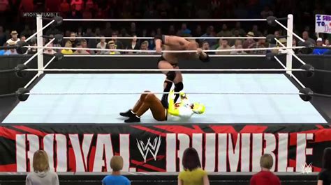 Wwe 2k15 Celebritiessuperheroes And Cartoons In A Royal Rumble Match