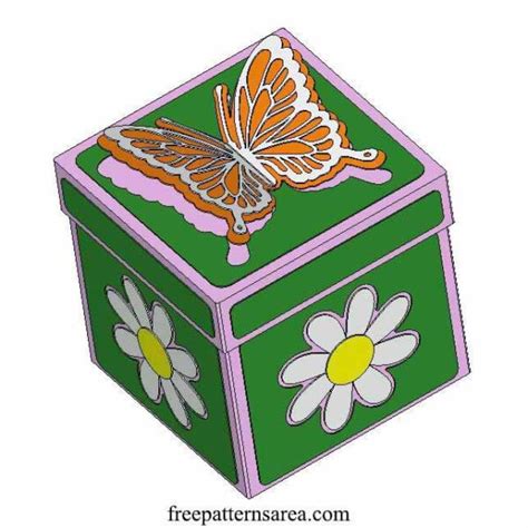 Square Paper Box Template