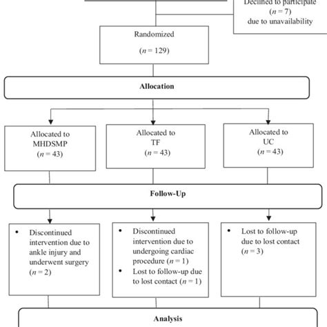 Flow Diagram Of Participant Enrollment And Intervention Download
