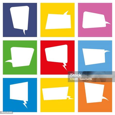 레트로 만화 책의 집합입니다 만화 빈 연설 거품 화려한 팝 아트 스타일 배경 프레임입니다 벡터 일러스트 레이 션 공란에 대한