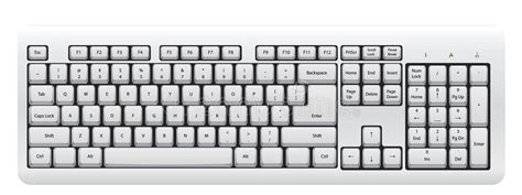 Keyboard Layout 101 Keys Stock Vector Illustration Of Keypad 4880099