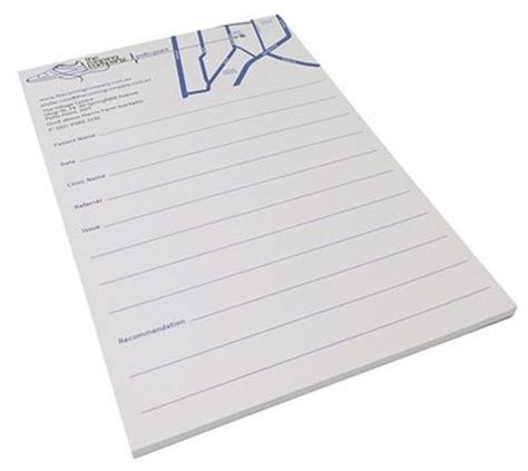 Customised A Notepads Have Heaps Of Space For Personalised Messages A