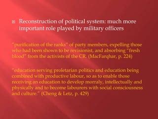 The Cultural Revolution Ppt Pptx