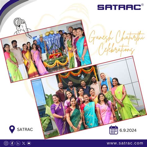 satrac on linkedin ganeshchaturthi celebration workplacefun