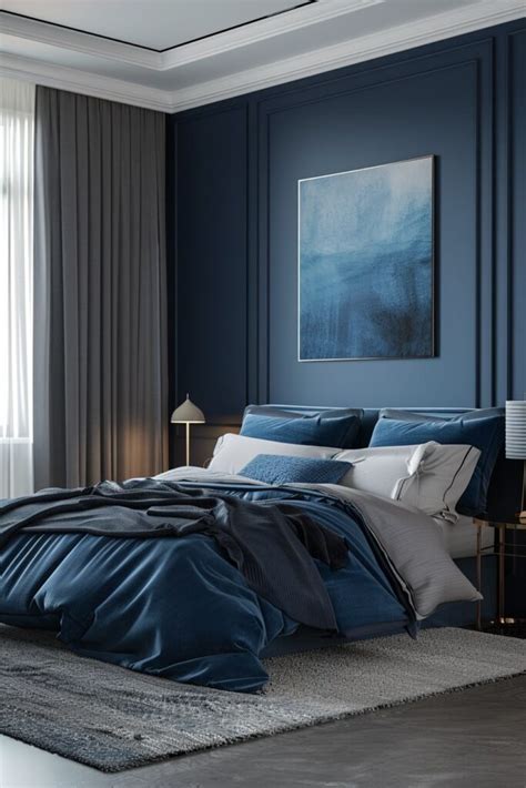 Blue And Gray Bedroom Designs