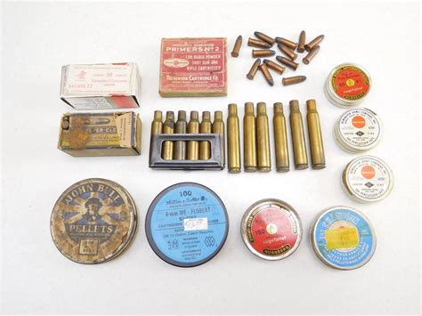 Assorted Pellets And Brass Switzers Auction And Appraisal Service