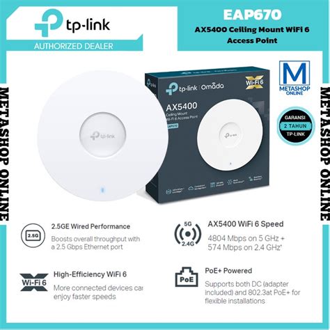Jual Tp Link Eap Ax Ceiling Mount Wifi Access Point High Speed Shopee Indonesia