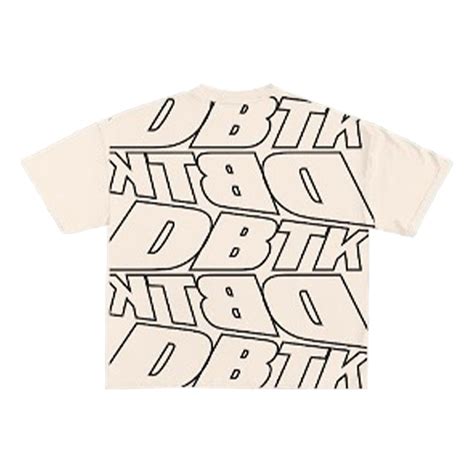 Dbtk Slant Pocket Tee Cream Black The Nines