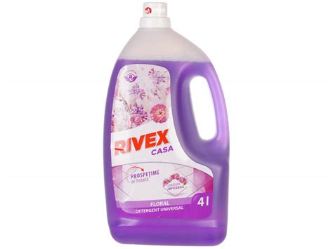 Detergent Universal Rivex Casa 4 Litri Floral Mertecom Ro