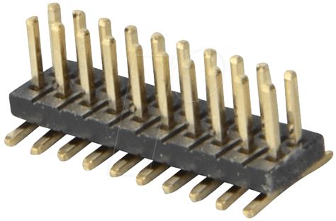 Sl 2x10g Smd1 27 2 X 10 Pin Smd Header Straight Pitch 1 27 At Reichelt Elektronik