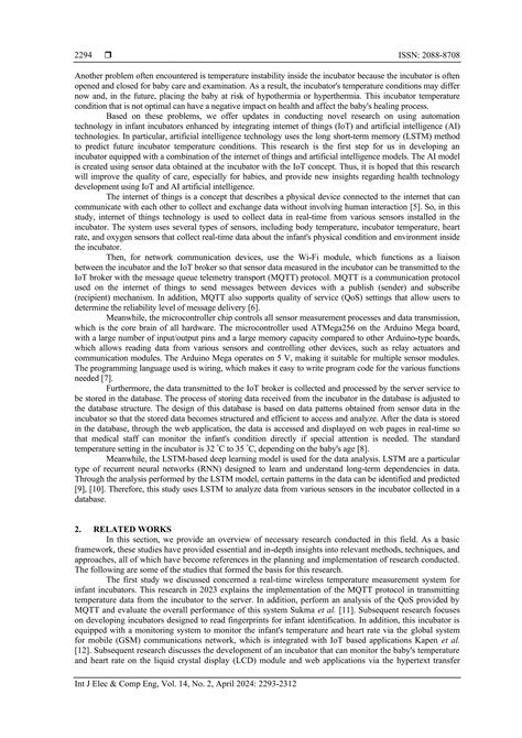 Developing A Smart System For Infant Incubators Using The Internet Of Things And Artificial