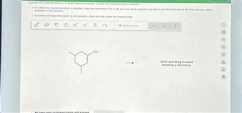 Solved Suppose The Molecule Below Is In Acidic Aqueous