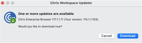 Independent Update Of Citrix Enterprise Browser Citrix Enterprise Browser