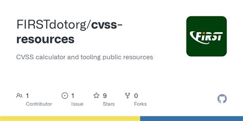 Github Firstdotorgcvss Resources Cvss Calculator And Tooling Public Resources