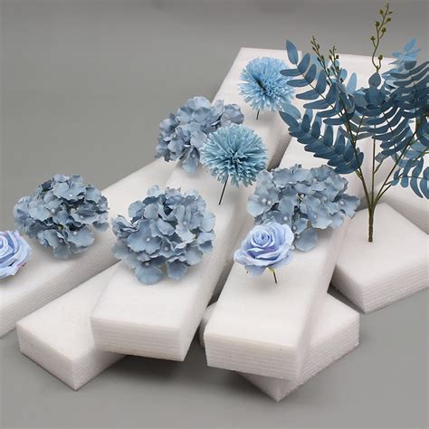 Square Polystyrene Bricks For Flower Arrangements Craft Foam Blocks Models Decorations Bouquet