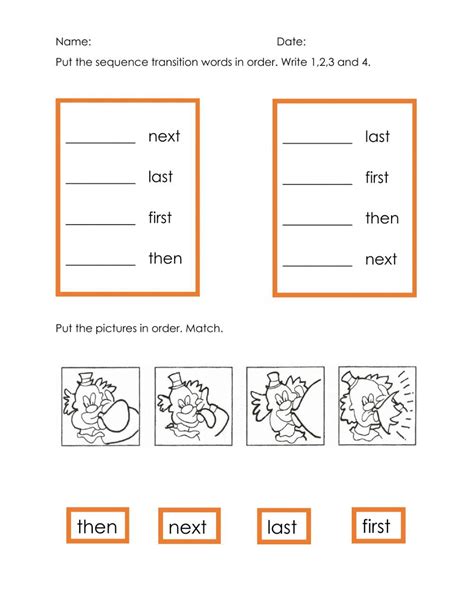 Worksheet For Beginning With The First And Second Grade Words In Each Word Which Includes