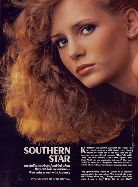 Kimberly Mcarthur Playmate Of The Month January 1982 Image Chest