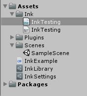Unity Ink Part 1 Importing And Testing Digital Ephemera