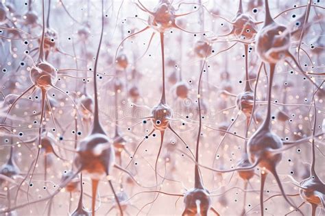 Abstract Network Of Neurons Exploring The Intricate Connections Cellular Communication And