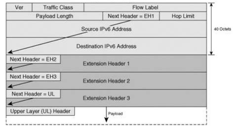 From Here To Expert Level Ipv6 Notes Ipv6 Packet Structure