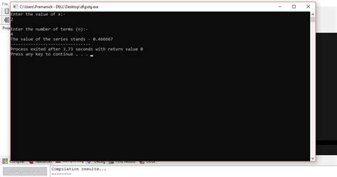 C Program To Find The Sum Of The Series 1 X2 X23 X34 X45 C