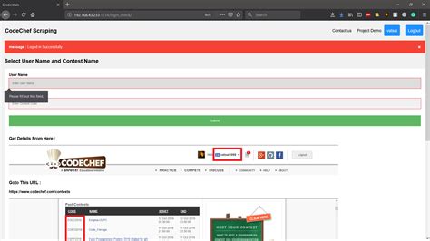 GitHub Vatsalparsaniya Flask CodeChef Flask Based Codechef Webscraping Website
