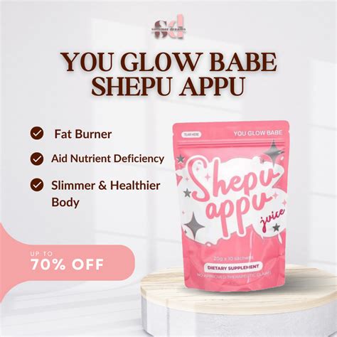 You Glow Babe Shepu Appu Slimming And Whitening Juice Sachets G Shepu Apu Shape Up