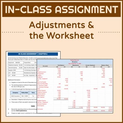 ACCOUNTING ADJUSTMENTS THE WORKSHEET Assignment Quiz Intro To Accounting