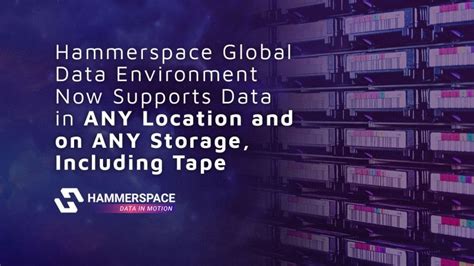 hammerspace introduces tape for data storage hammerspace posted on