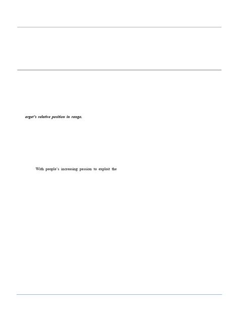 A Survey On Underwater Target Detection Pdf Sonar Doppler Effect