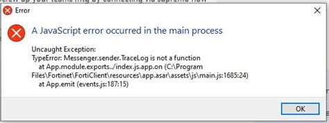 Top Level Exception When Running Or Installing Update For Desktop Connector