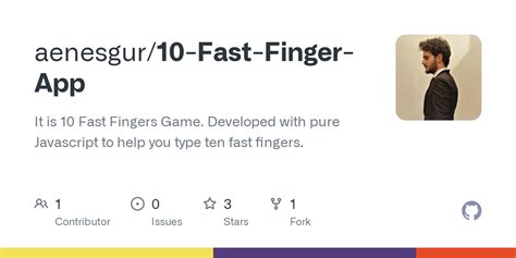 GitHub Aenesgur 10 Fast Finger App It Is 10 Fast Fingers Game