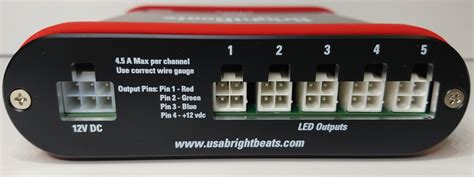 Five Piece Wireless CRMX DMX Triggered LED Controller BrightBeats