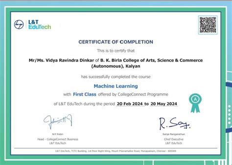 Machinelearning Ai Datascience Professionaldevelopment Vidya Dinkar