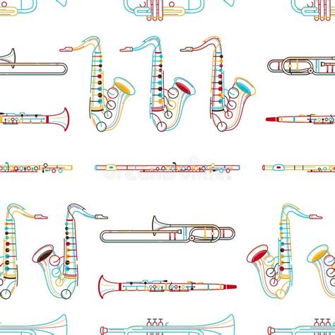 Brass Instruments Stock Illustrations 5187 Brass Instruments Stock