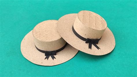 How To Make A Hat Out Of Poster Board How To Make A Cardboard Hat