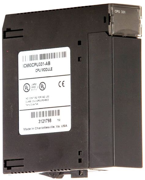 Remanufactured Ge Emerson Ic693cpu331 Single Slot Cpu Module