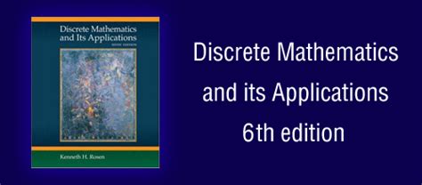 discrete mathematics and its applications 6th edition مدونة محمود طرادة