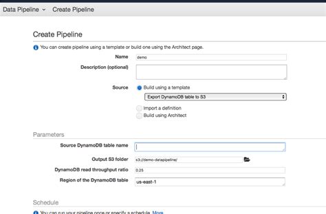 Aws Data Pipeline For Dynamodb Backup To S3 — A Tiny Demonstration By Sreeprakash Neelakantan