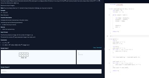 Solved An Array Is A Type Of Data Structure That Stores